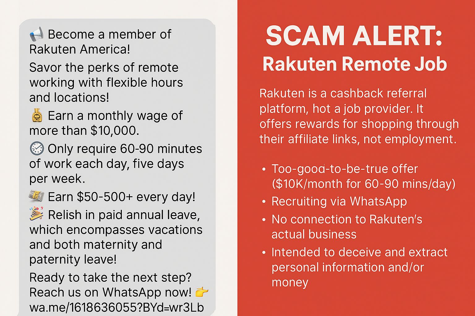 Exposing a Scam: Fake Rakuten Job Offers, Data Breaches, and the ...